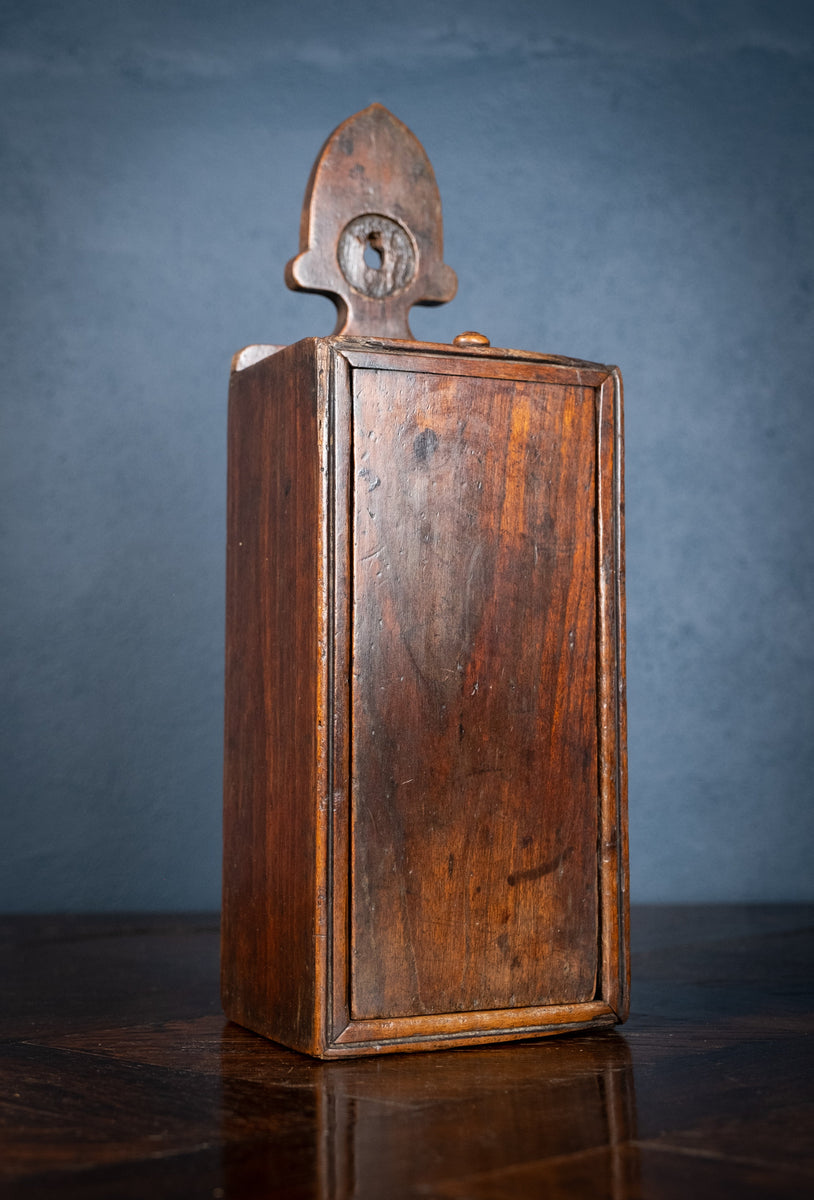 Georgian Elm Candle Box | Harrington Antiques